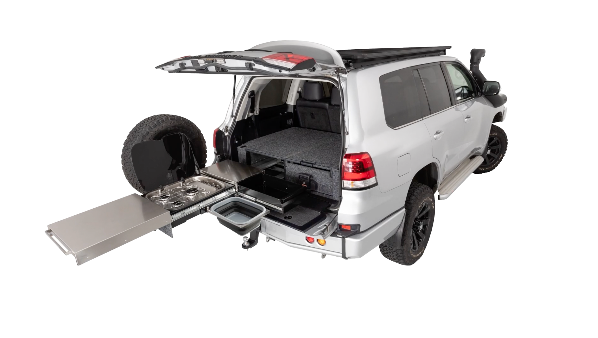 Slide-Out 4×4 Kitchen – Compact Camp Kitchen for Drawers, Canopies ...